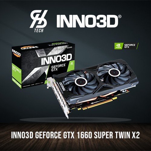 INNO3D GeForce GTX 1660 Super Twin X2 6GB GDDR6 GPU Graphic Card ...