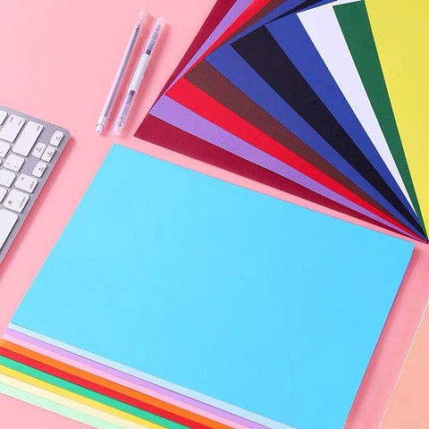 A4 Warna Kertas Kad Keras 180 Gram Cetak Kertas Warna Tadika Lukisan ...