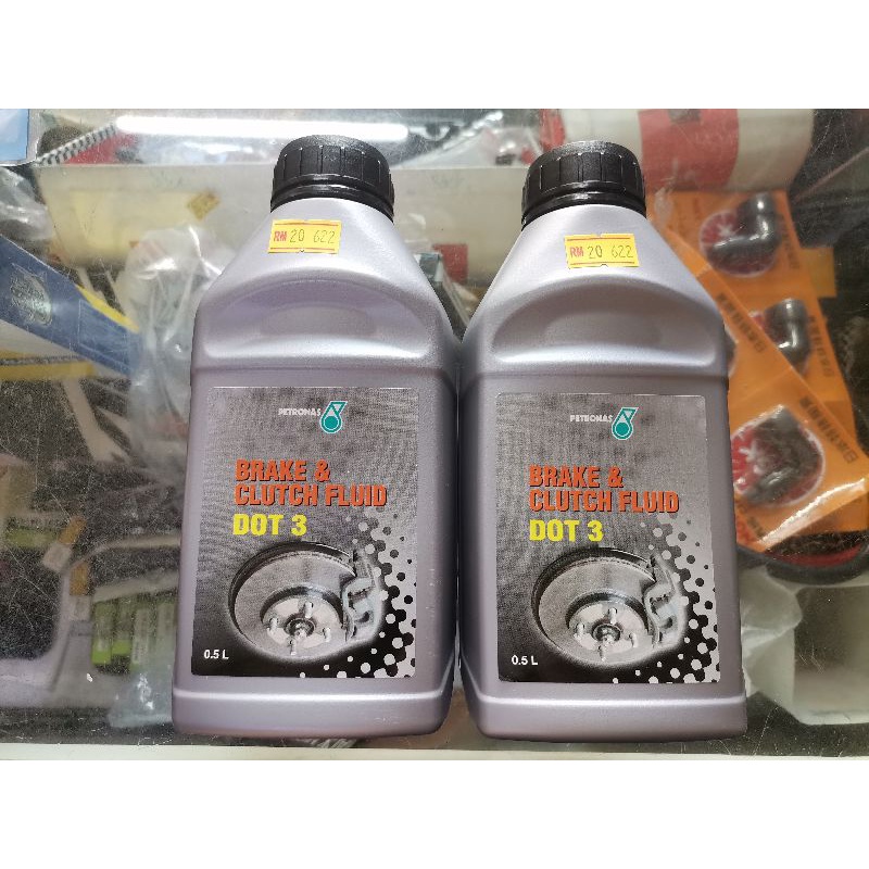 PETRONAS Brake and Clutch Fluid minyak brake DOT 3 (500ml) | Shopee ...