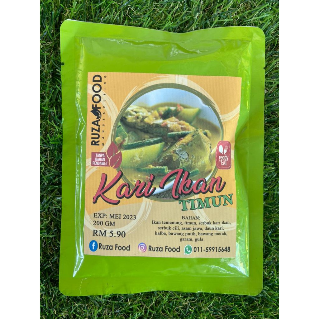 Ikan Temenung Kari Timun/Ready to eat/Easy to travel/Halal | Shopee ...