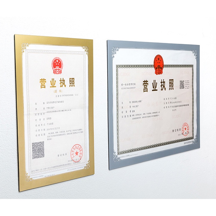 A4 Magnetic Display Board Wall Stick Frame Photo Certificate Office ...