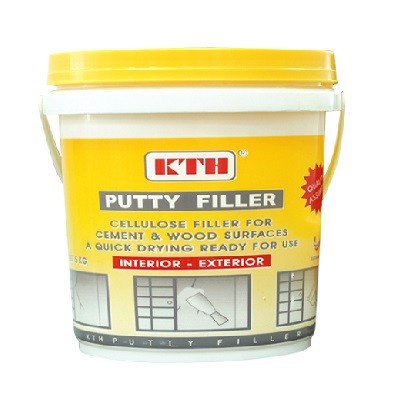 1.5KG KTH Instant Putty Filler (Interior & Exterior) - WHITE Dempul ...