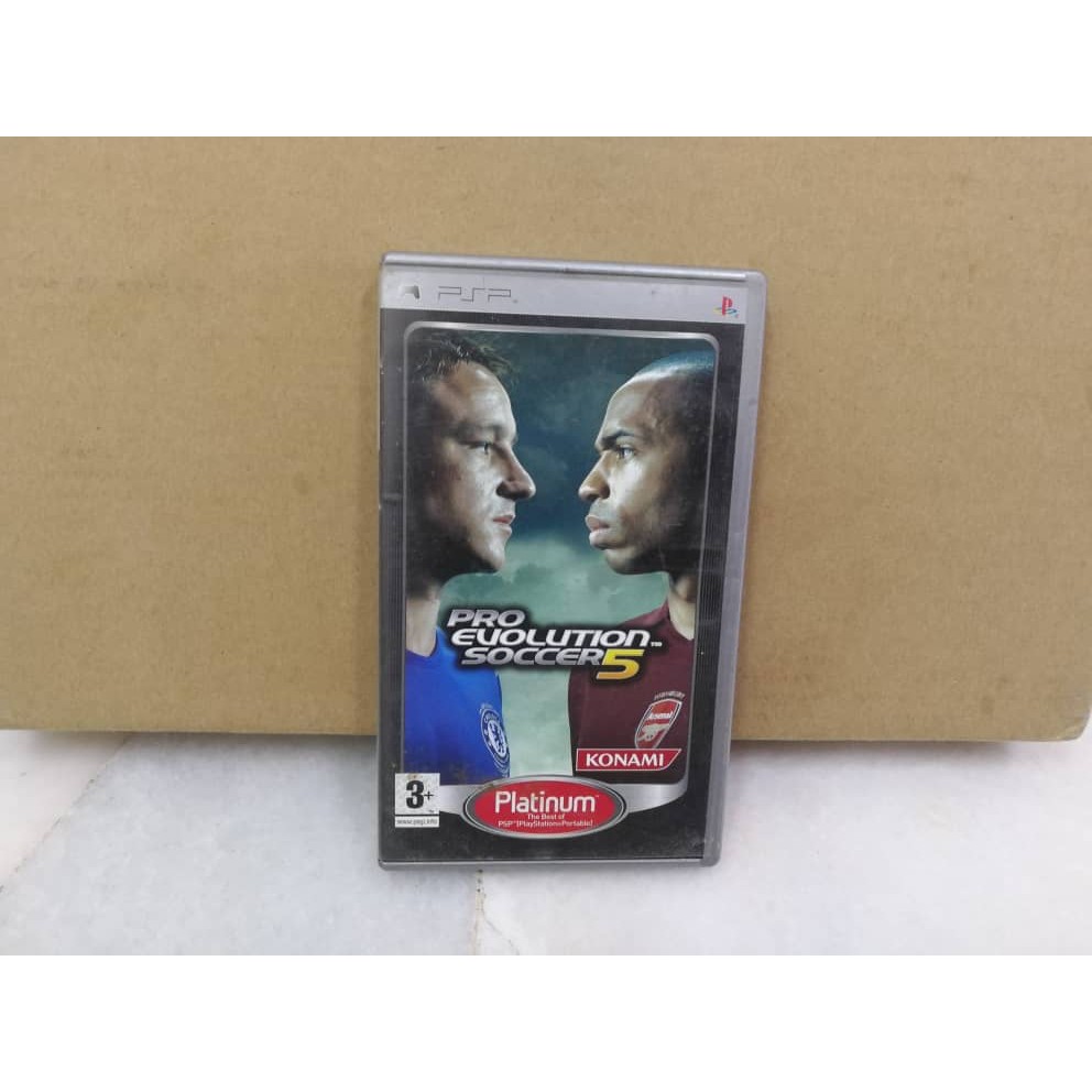 (Used) Psp Pro Evolution Soccer 5 Pes 5 - Original UMD | Shopee Malaysia