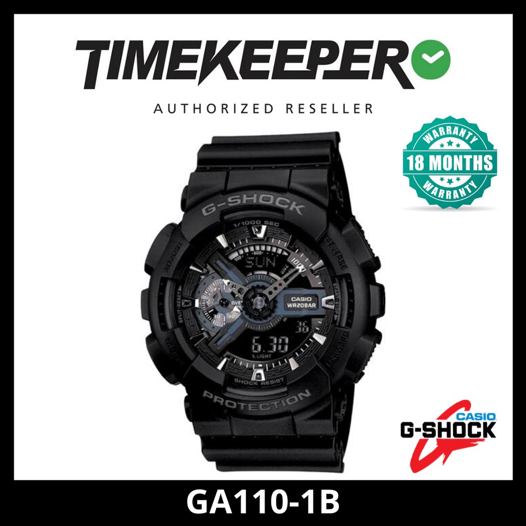 CASIO G-SHOCK GA110-1B Men Sports Watch [STANDARD ANALOG-DIGITAL ...