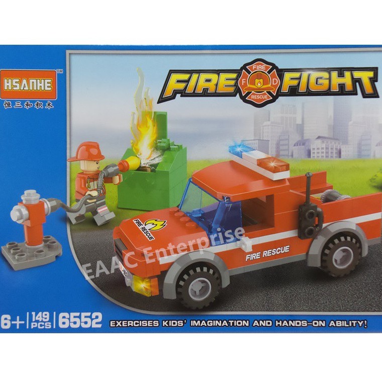 6552 Fire Fight Fire Rescue Building Blocks 149pcs | Shopee Malaysia