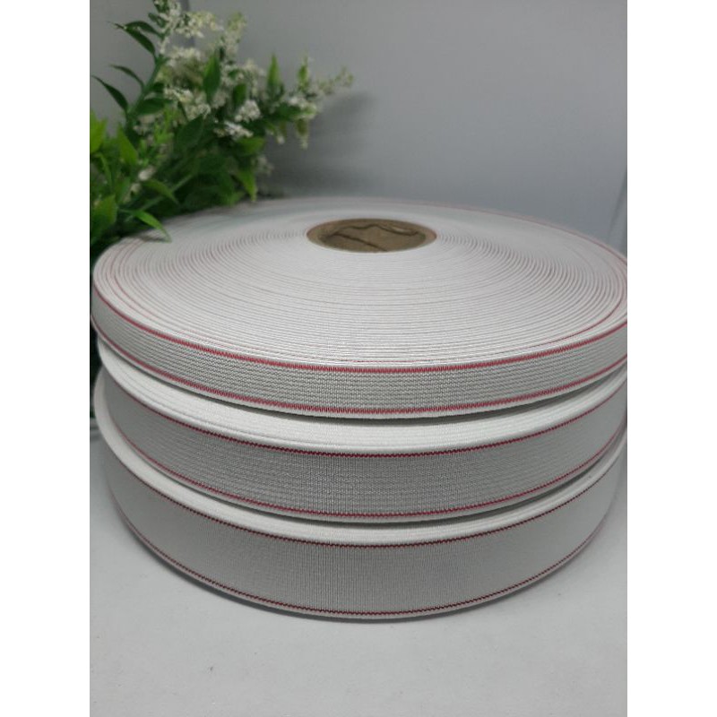 Elastic Braid / Getah Pinggang / Getah Kain (1"/0.75"/0.5") | Shopee ...