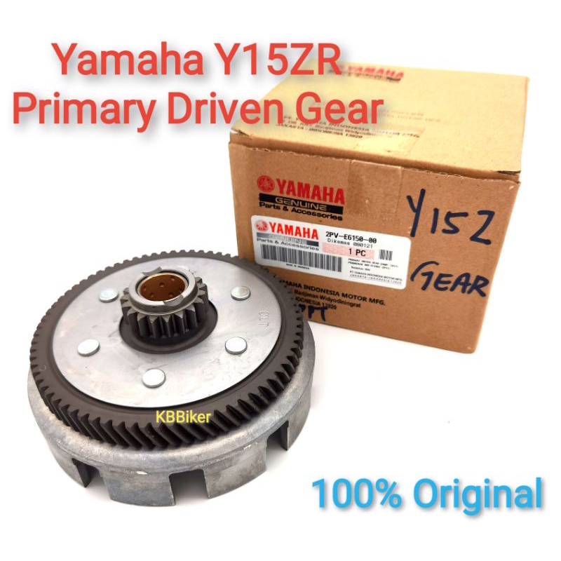 100% Original HLY Primary Driven Gear Y15zr Y15 Gigi Clutch Besar ...