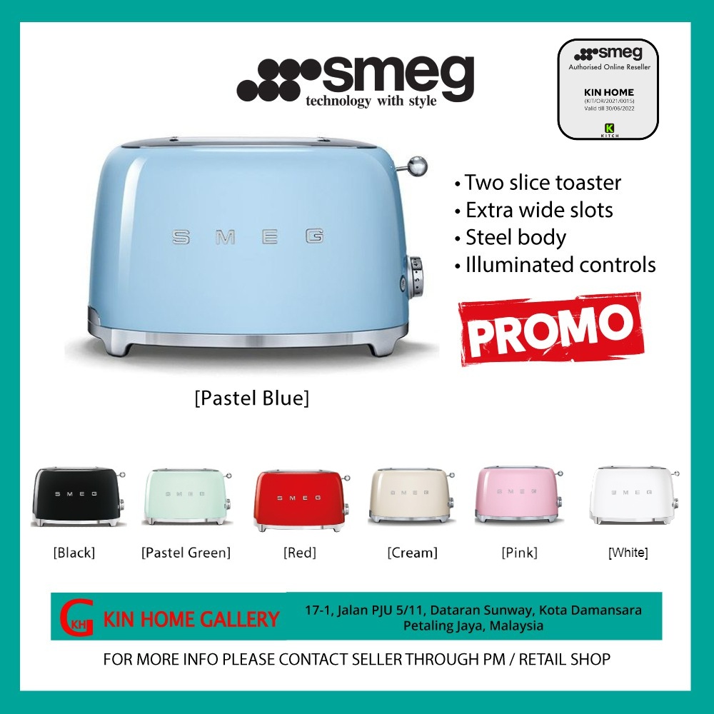 SMEG TSF01 Toaster Small Kitchen Appliances (Authorized SMEG Malaysia ...