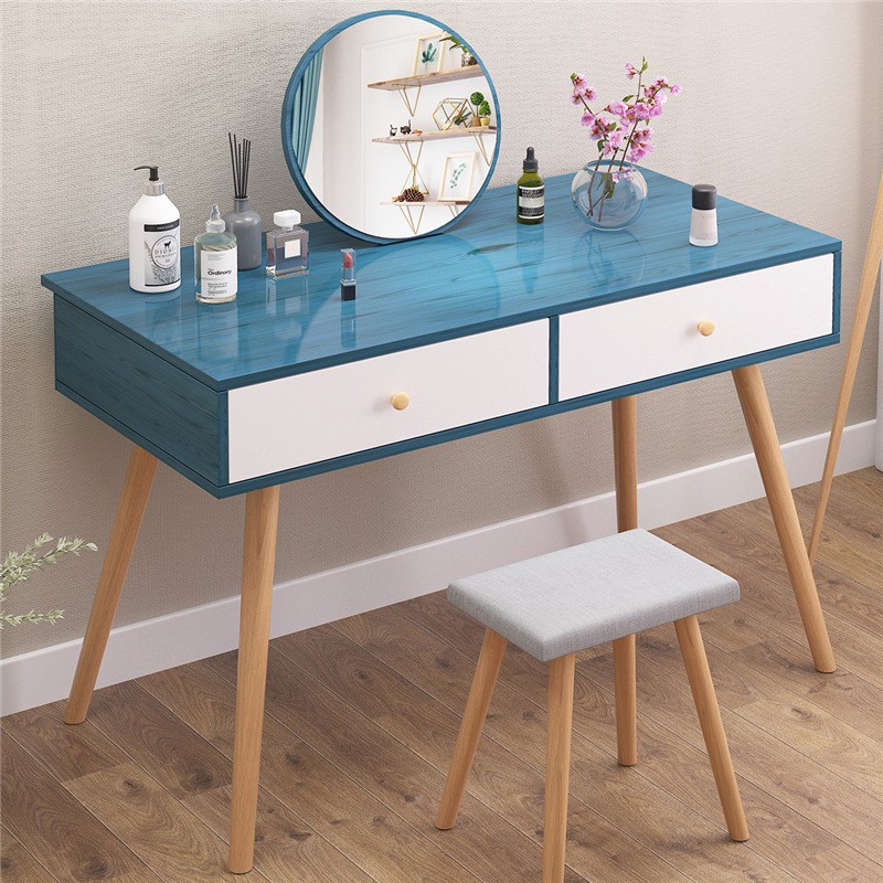 Nordic dressing table bedroom small apartment dressing table storage ...