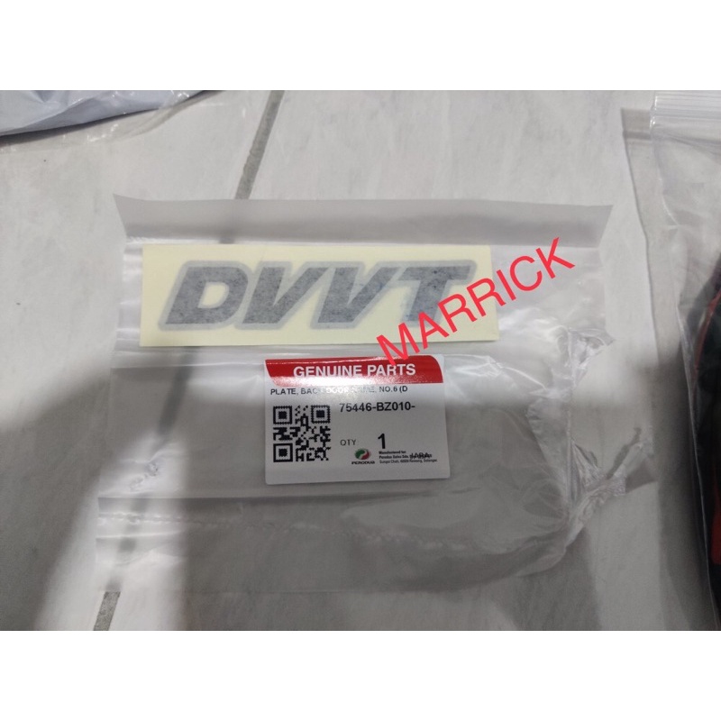 Perodua Myvi Alza Viva rear mark DVVT | Shopee Malaysia