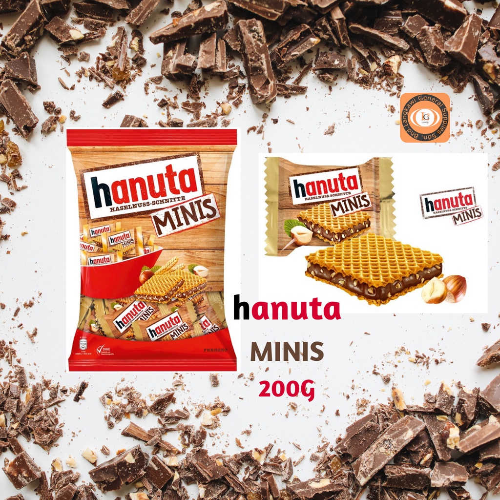 Ferrero Hanuta Hazelnut mini Chocolate 200g | Shopee Malaysia