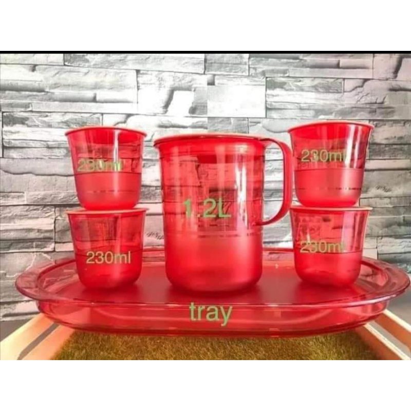 Crystal Jug Set Tupperware | Shopee Malaysia