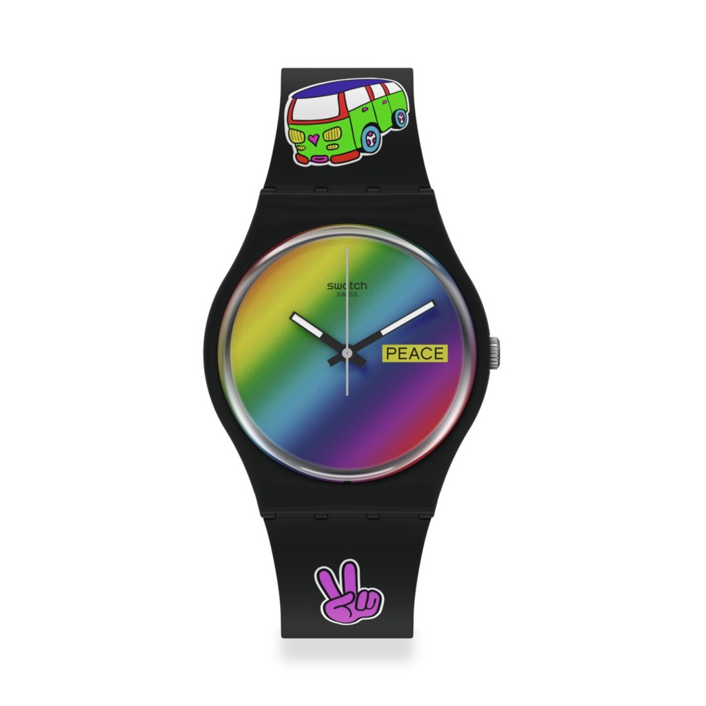 Swatch GO WITH THE 'BOW Watch 34mm SO31B101 | Shopee Malaysia