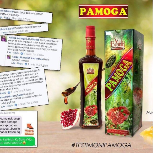 Jus Pamoga Vida Beauty [ ORIGINAL HQ ] | Shopee Malaysia