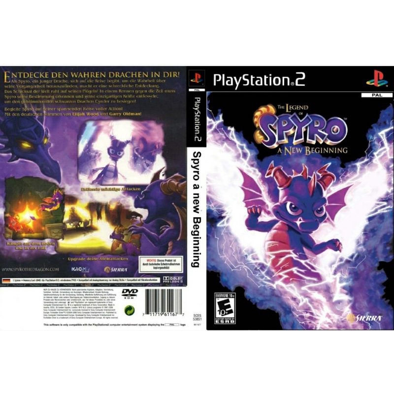 PS2 CD DVD GAMES (The Legend of Spyro: A New Beginning) | Shopee Malaysia