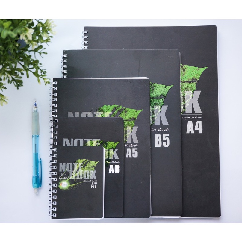 STANDARD WIRE O RING NOTE BOOK A4/B5/A5/A6/A7 | Shopee Malaysia