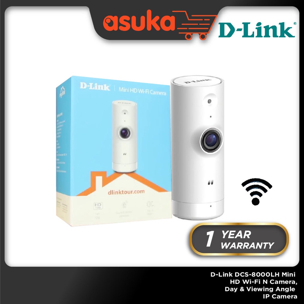 D-Link DCS-8000LH Mini HD Wi-Fi N Camera,Day & Night Camera, 120 ...