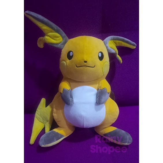 Ready Stock !! 30CM Original Raichu Anime Pokemon Pikachu series plush ...