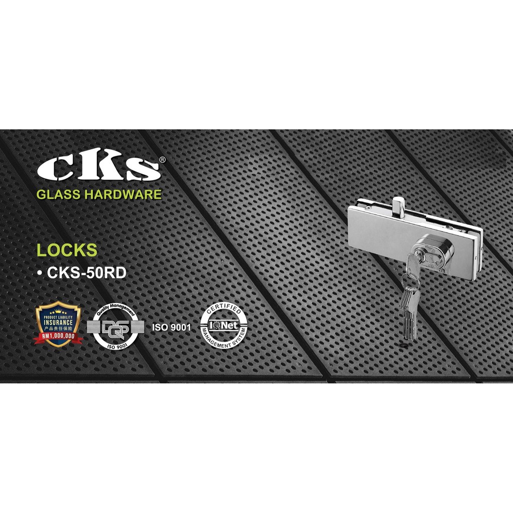 CKS-50RD Patch Lock / Door Lock for Frameless Glass Door | Shopee Malaysia