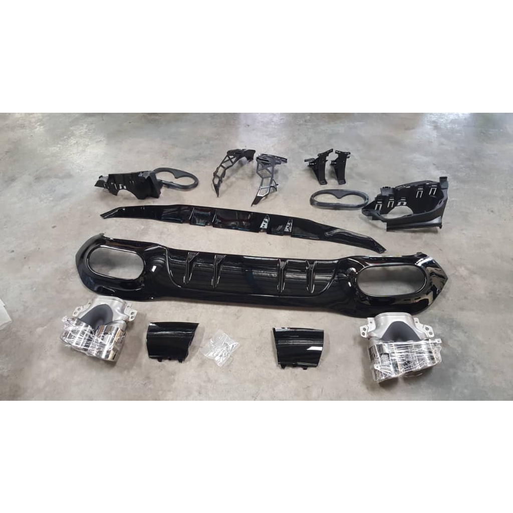 Mercedes Benz A Class Hatchback W177 A45 AMG Style Rear Diffuser ...