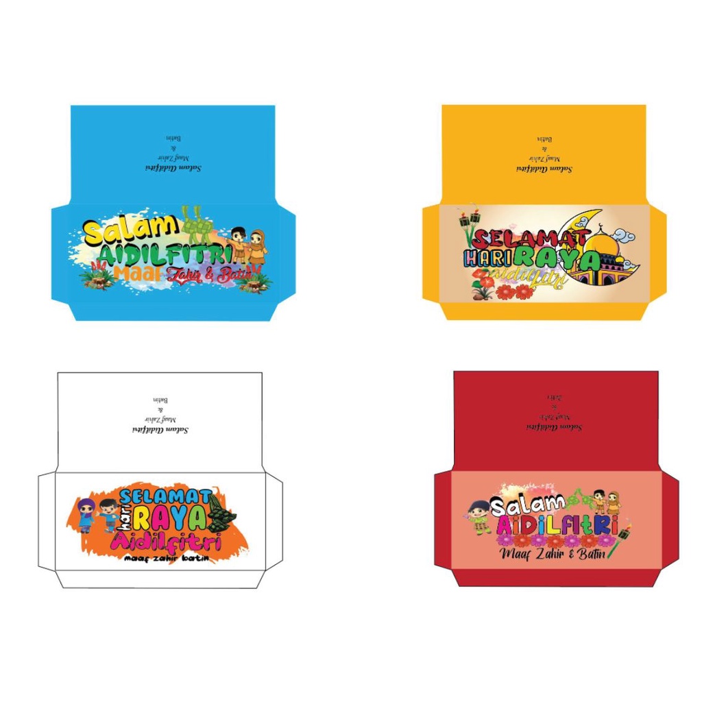 SAMPUL RAYA CARTOON FONT ( PLAIN PAPER/A4 PAPER ) | Shopee Malaysia