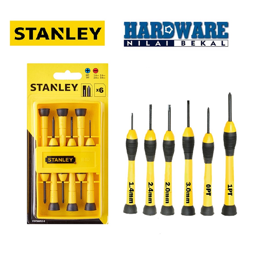 STANLEY STHT66052-8 PRECISION SET SCREWDRIVER | Shopee Malaysia