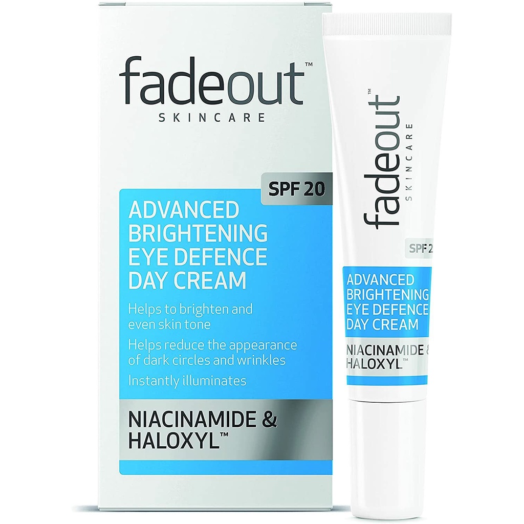 Fade Out Advanced Whitening Eye Defense Day Cream SPF20 (Niacinamide ...