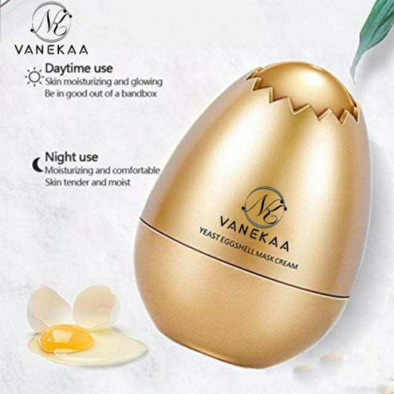 Egg Mask Moisturizing and Brightening Skin Tone Sleep Mask VANEKAA ...
