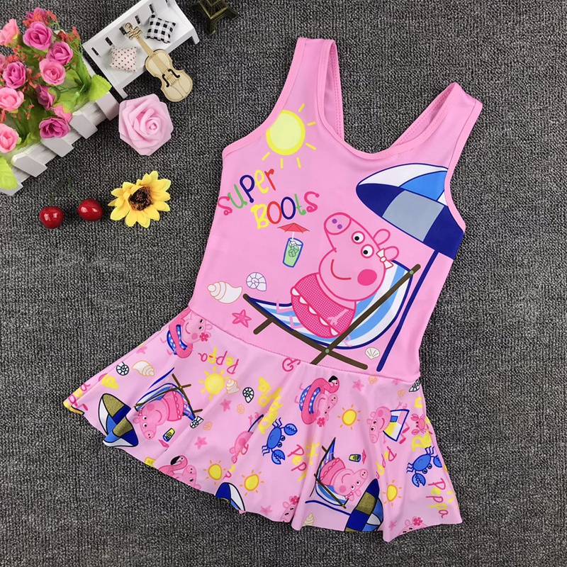 Girl swimsuit Swim skirt Children's Swimwear Girls' One-Piece Swimming ...