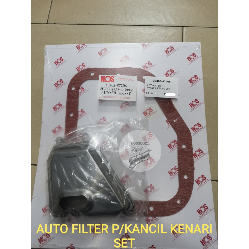 PERODUA AUTO TRANSMISSION FILTER WITH GASKET SET KANCIL/KELISA/KENARI ...