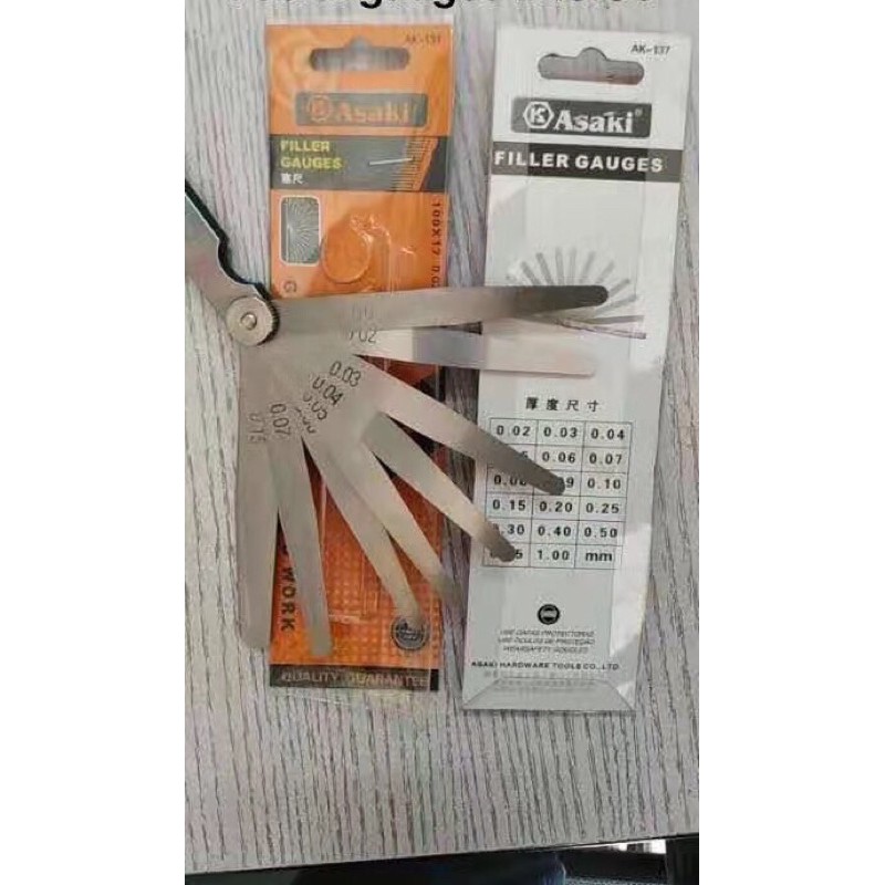 motorcycle cylinder valve feeler gauge (0.02-1.00MM) | Shopee Malaysia