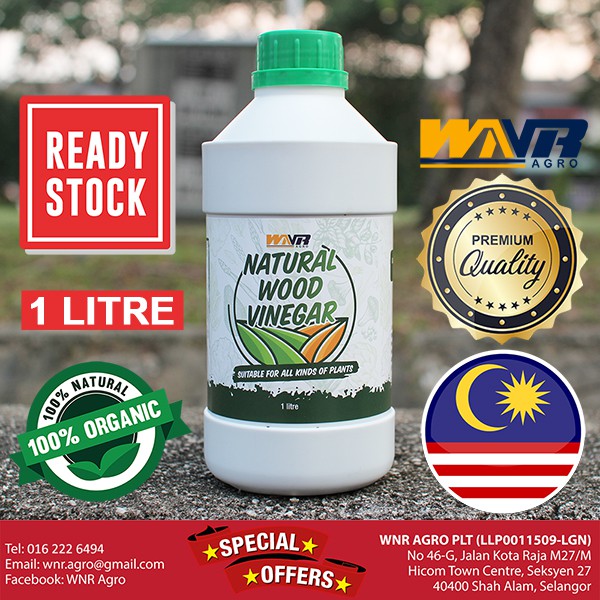 CUKA KAYU ORGANIK 100% ASLI GRED AAA / NATURAL WOOD VINEGAR TIADA BAHAN ...