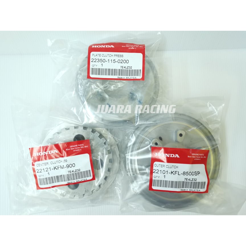 EX5 DREAM/ EX5 CLASS/ WAVE100 CLUTCH PRESSURE PLATE /CENTER CLUTCH / OUTER CLUTCH SET 100% ORI ...