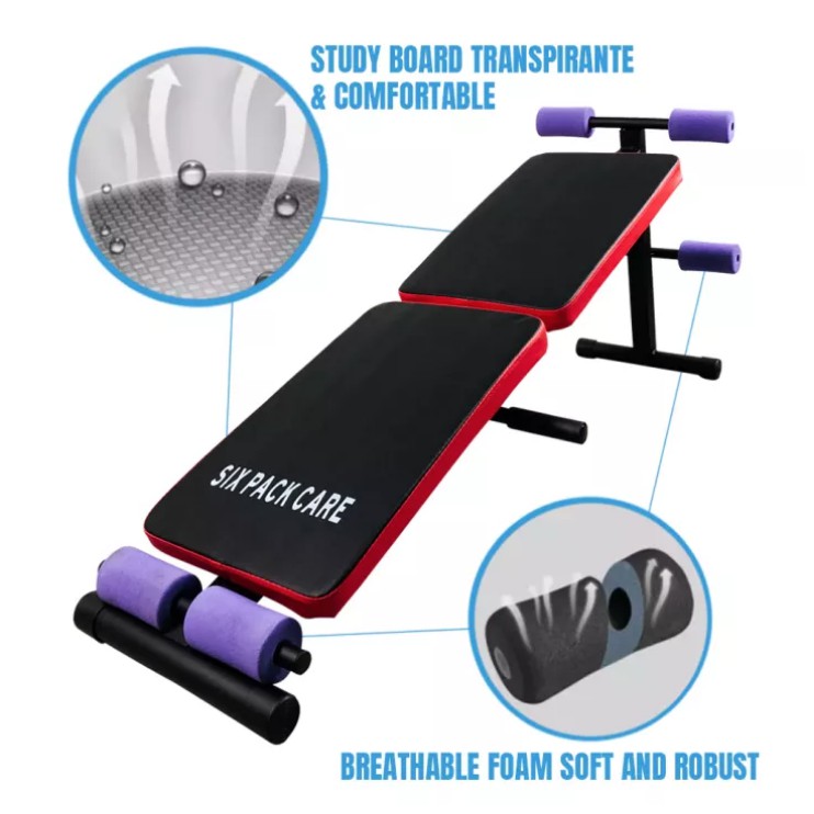 Six Packs Sit Up Bench Foldable Type Abdominal Gym Equipment Six Pack ...