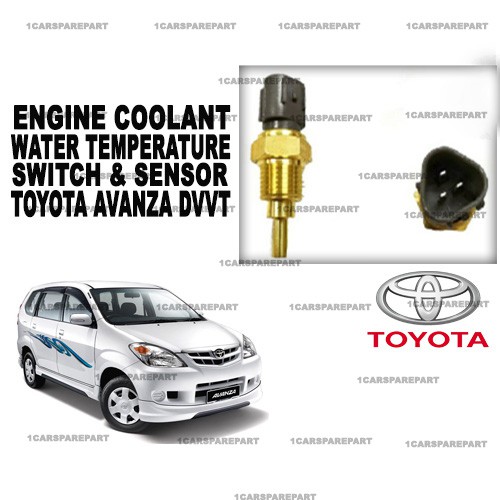 TOYOTA AVANZA DVVT ENGINE COOLANT WATER TEMPERATURE SWITCH AND SENSOR ...