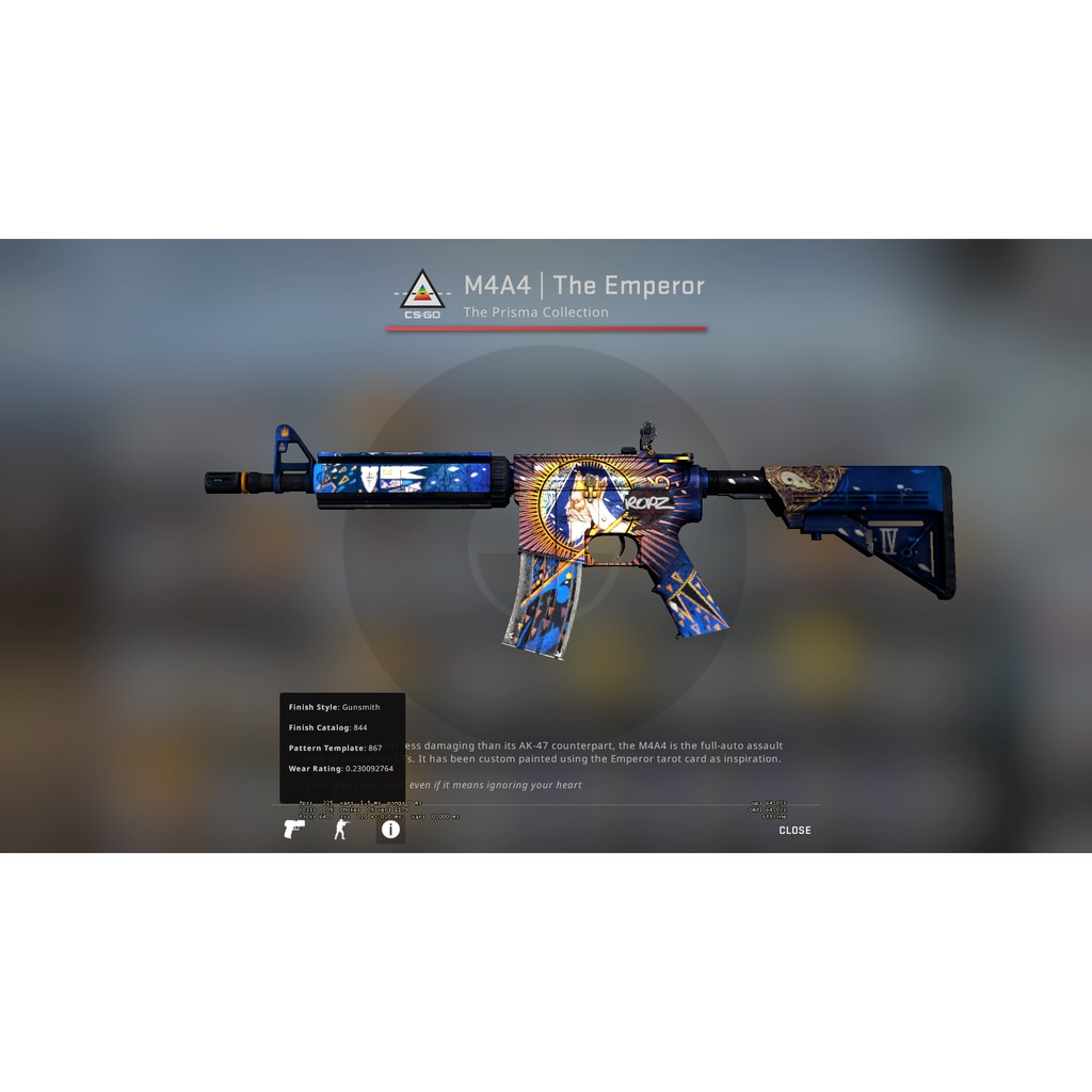 CSGO Skin | M4A4 Emperor (Field-Tested) | Shopee Malaysia