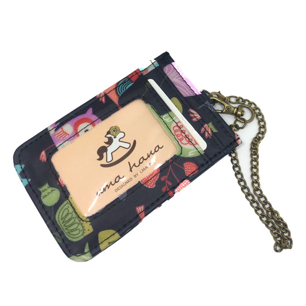 Uma Hana Zakka ID Window Card Holder Chain Name Tag Pouch-Blue Bird | Shopee Malaysia