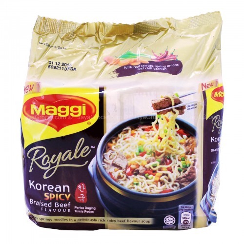 Maggi Korean Spicy Braised Beef 82g x 4 | Shopee Malaysia