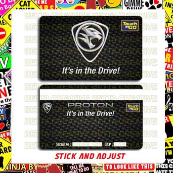 Proton - Exclusive Touch n Go Sticker [ Front & Back ] | Shopee Malaysia