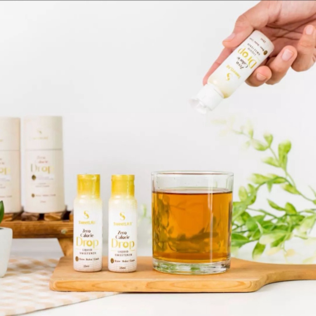 Sweetlab Zero Calorie Drop (25ml) Liquid Sweetener Pengganti Gula Cair ...