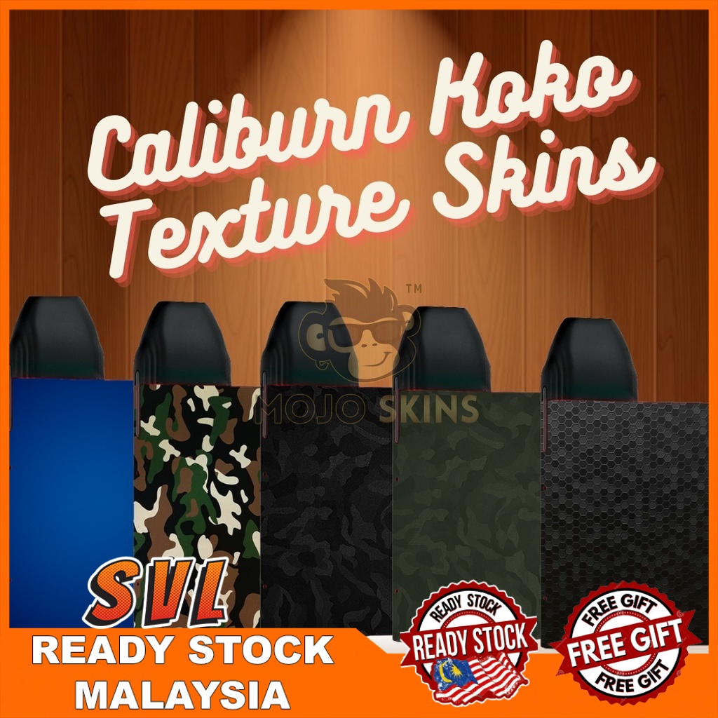 [Free Gift] 3M Caliburn Koko Pod Wrap Texture HoneyComb Matte Black ...