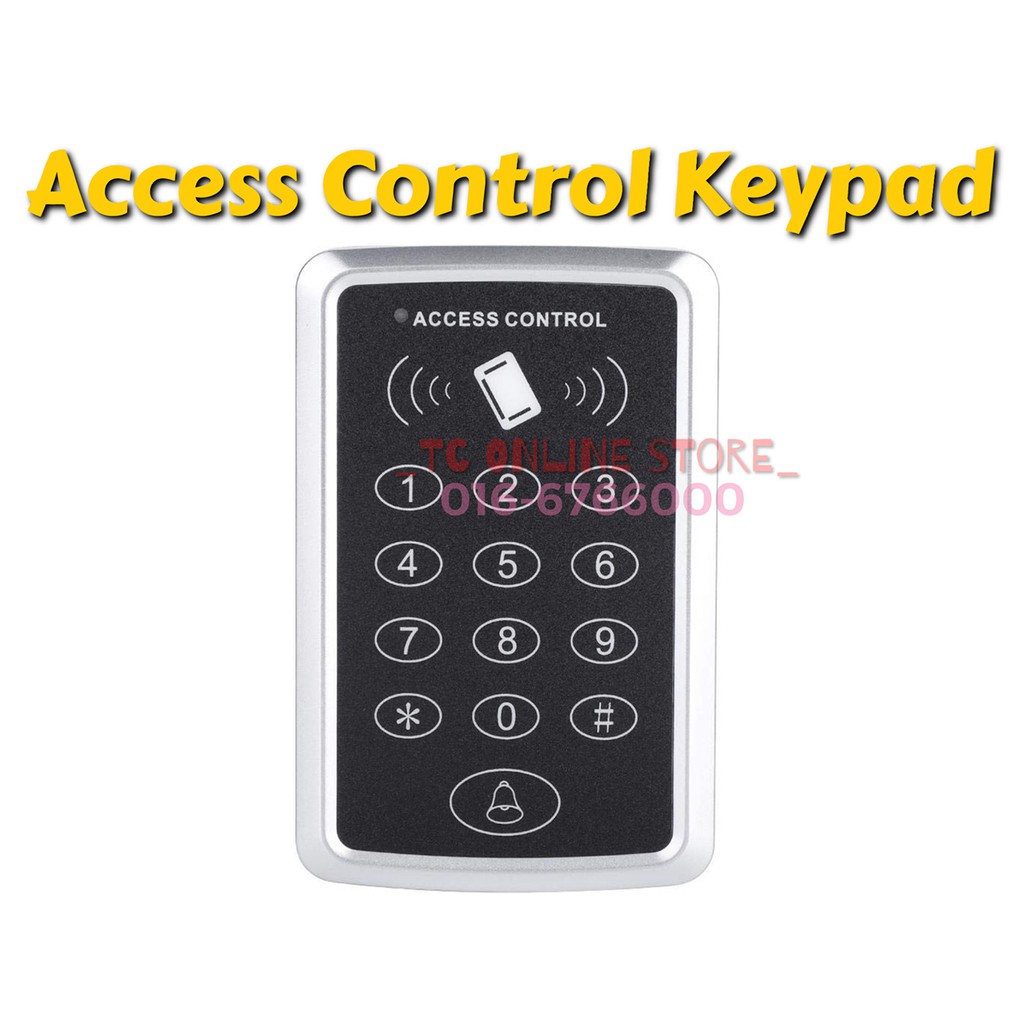 Door Access Control Keypad Lock ID Card Password Security KEYPAD ONLY ...