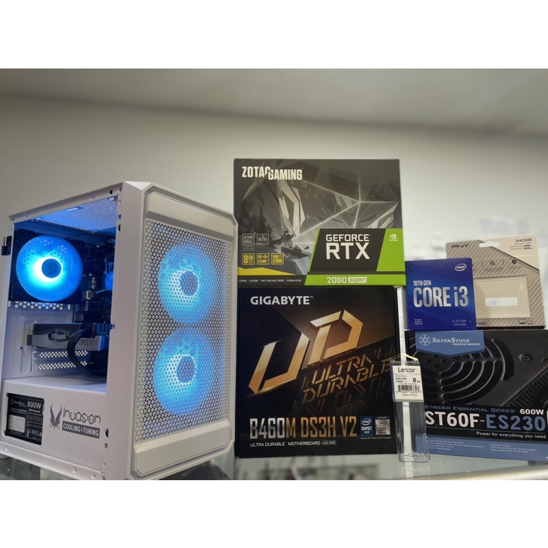 (PC GAMING ) INTEL CORE i3/i5 10100F 10400F 16GB RAM RTX 2060 SUPER 8GB ...