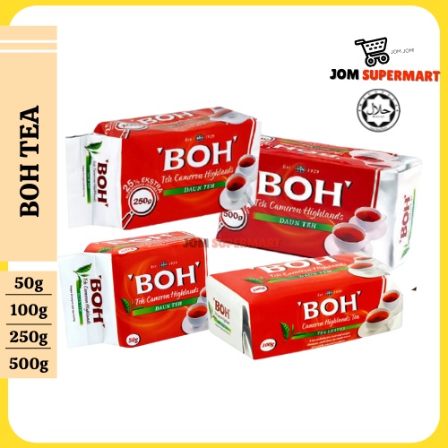TEH BOH 50g / 100g / 250g / 500g | Shopee Malaysia
