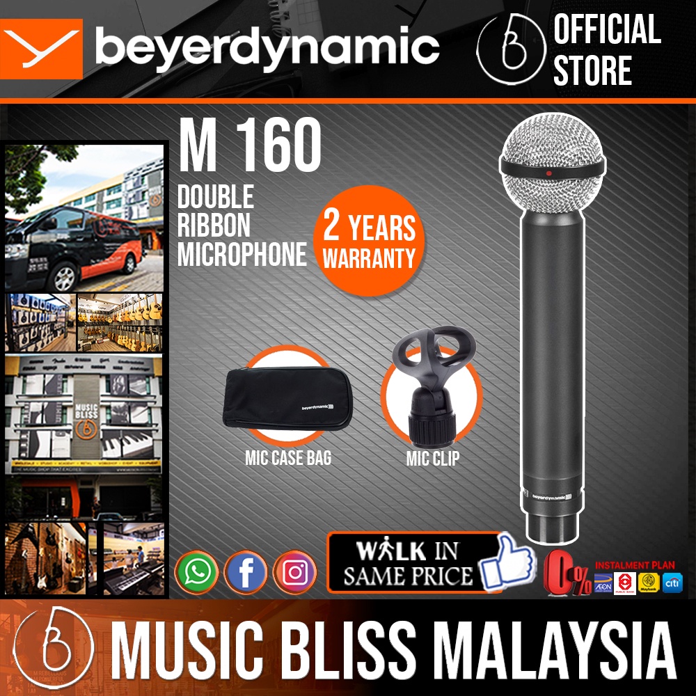 Beyerdynamic M 160 Double Ribbon Microphone (M160 / M-160) | Shopee ...