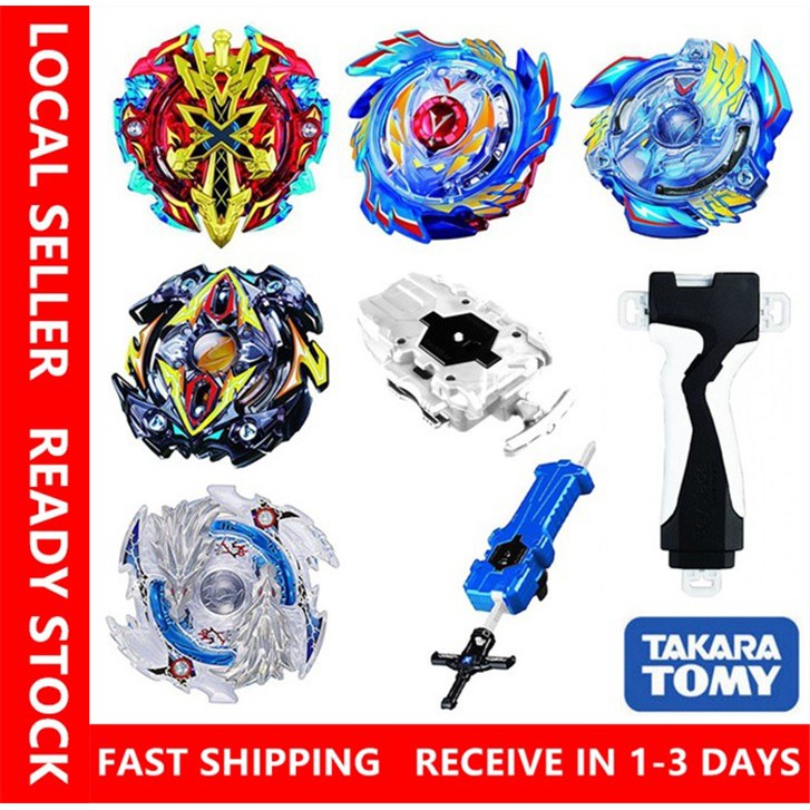 Takara Tomy Beyblade Burst Starter Set Launcher Pack Bey Launcher Grip ...