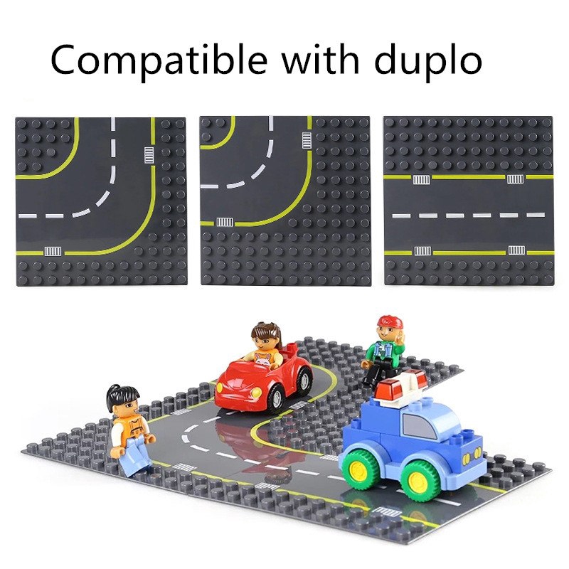 DIY Highway Road Base Plate Building Blocks Bricks Toys Compatible with ...