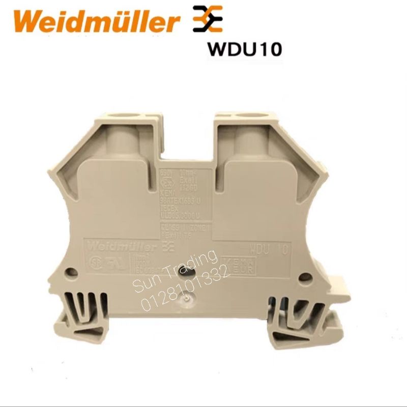 WDU10 Weidmuller Terminal Block Screw Connection | Shopee Malaysia