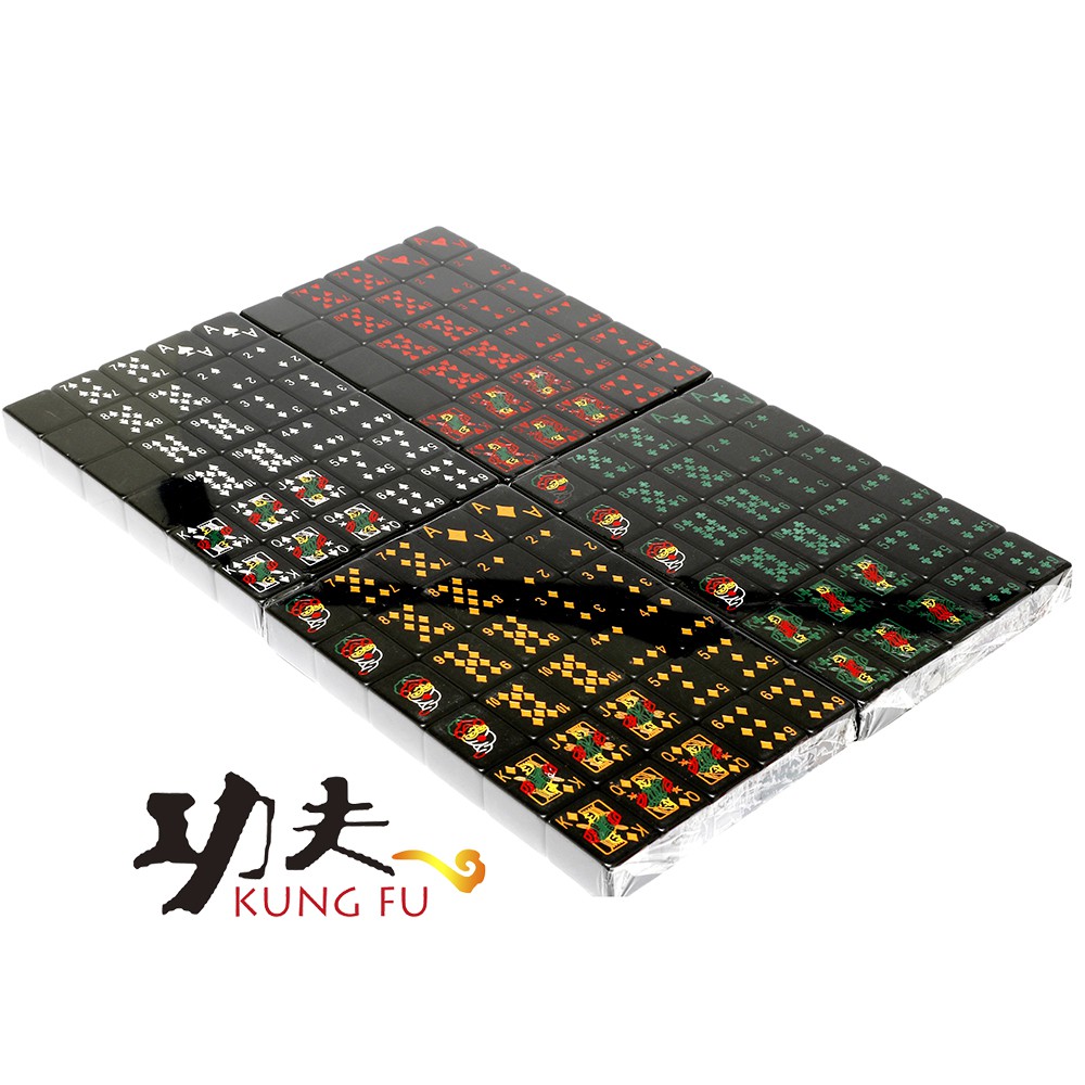 Rummy/Cinami/Lami Full Black Mahjong Set | Shopee Malaysia