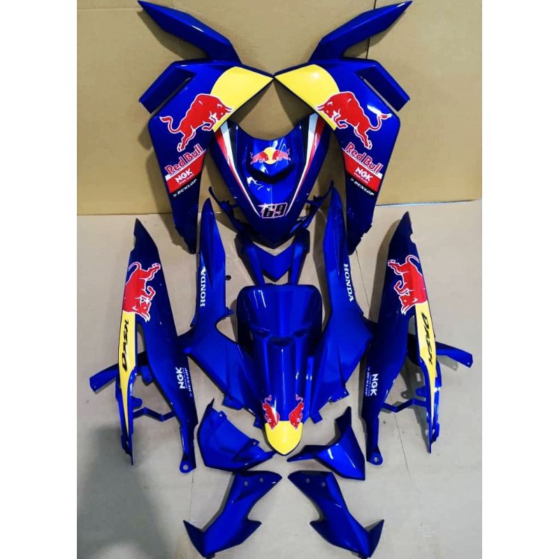 Coverset Honda Dash V1 V2 V3 V4 Redbull Shopee Malaysia